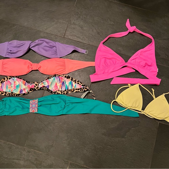 Victoria's Secret | Swim | 5 Bikini Tops | Poshmark
